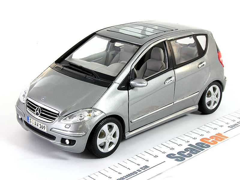 Масштабная модель Mercedes-Benz A-class W169 серебристый лучшая цена!