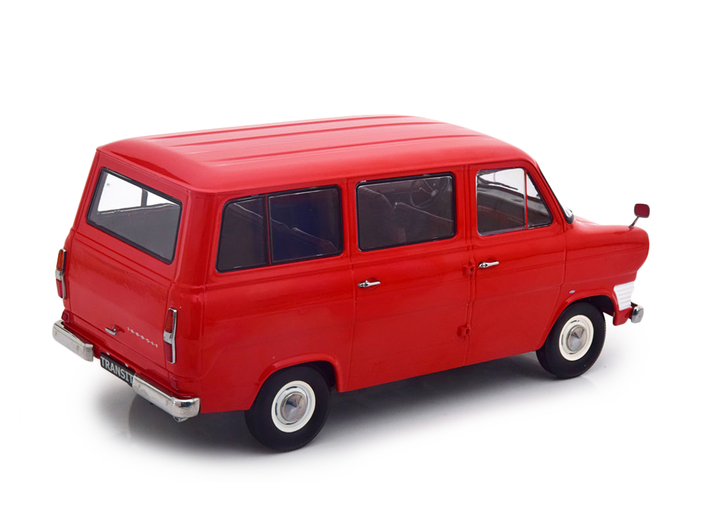 Масштабная модель Ford Transit MK1 Bus 1965 красный