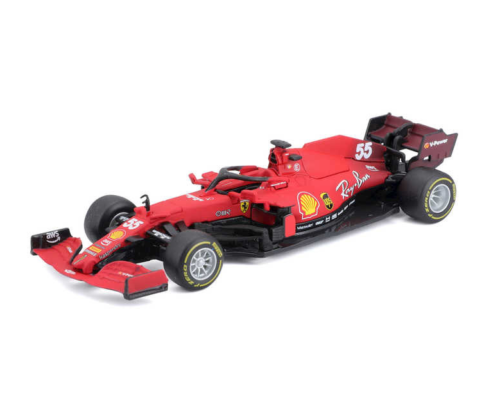 Масштабная модель Ferrari SF21 Scuderia Ferrari #55 C.Sainz Formula 1 2021