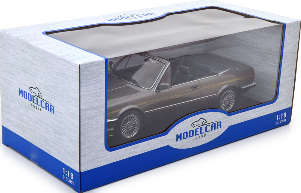 Масштабная модель BMW Alpina C2 2.7 Convertible (E30) 1986 серый ...