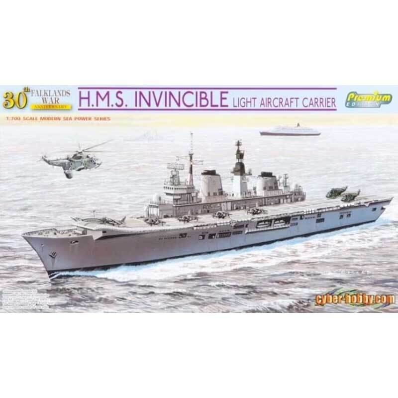 Сборная модель H.M.S. INVINCIBLE LIGHT AIRCRAFT CARRIER лучшая цена!