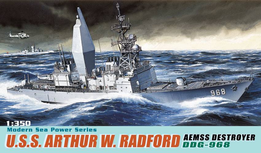 Сборная модель U.S.S. ARTHUR W RADFORD AEMSS DESTROYER лучшая цена!