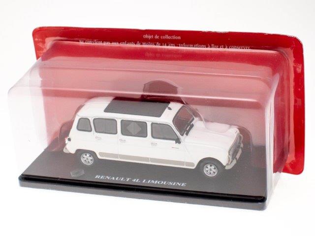 Масштабная модель Renault 4l Limousine 1981 белый