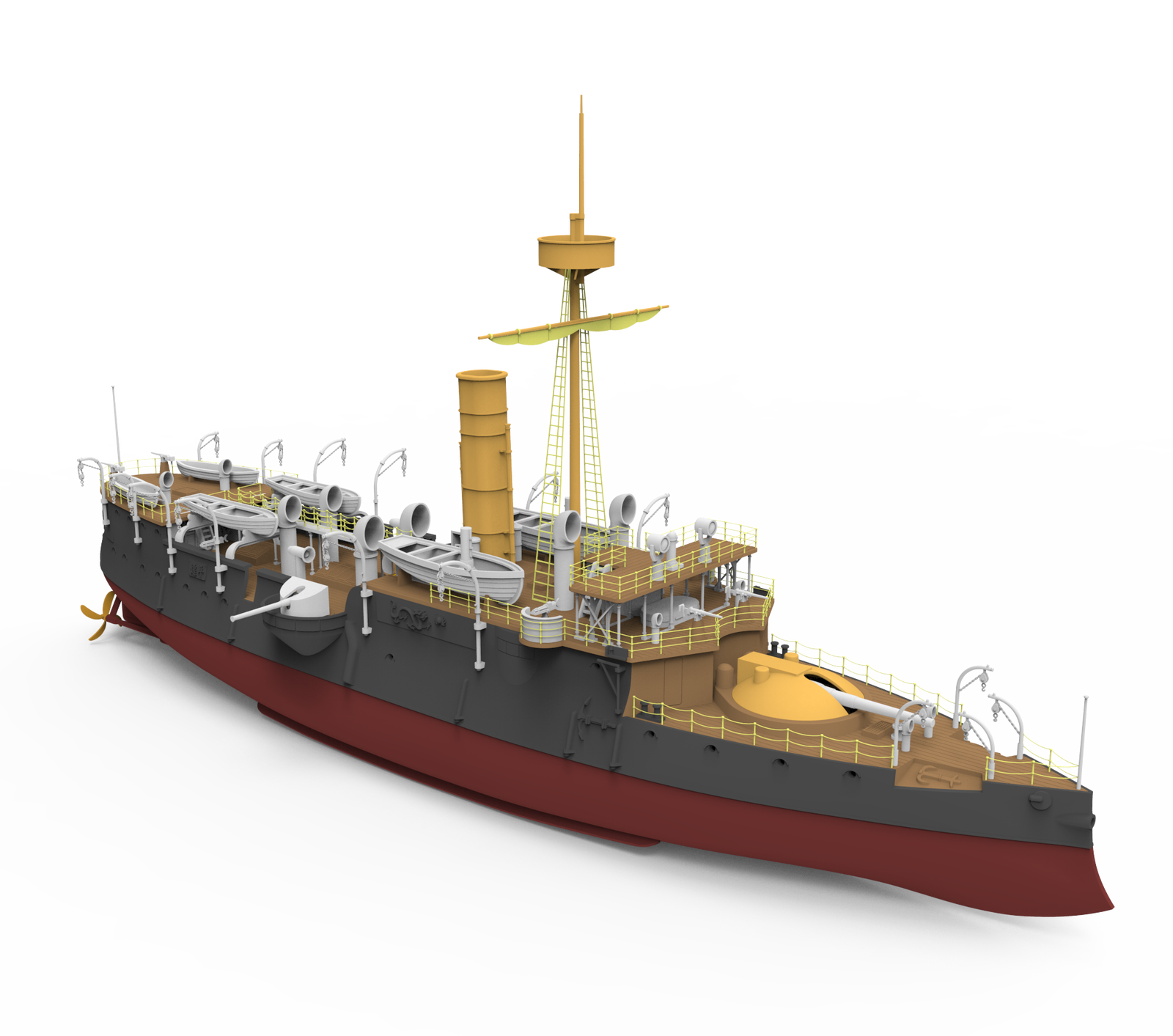 Сборная модель Imperial Chinese Navy Peiyang Squadron Ping Yuen