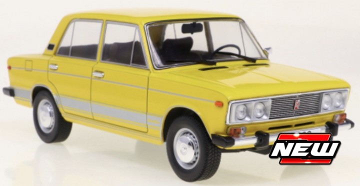 Масштабная модель ВАЗ-2106 Lada 1600 LS 1976 желтый лучшая цена!
