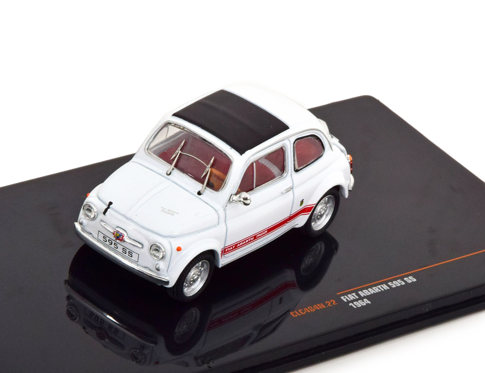 Масштабная модель FIAT Abarth 595 SS 1964 белый