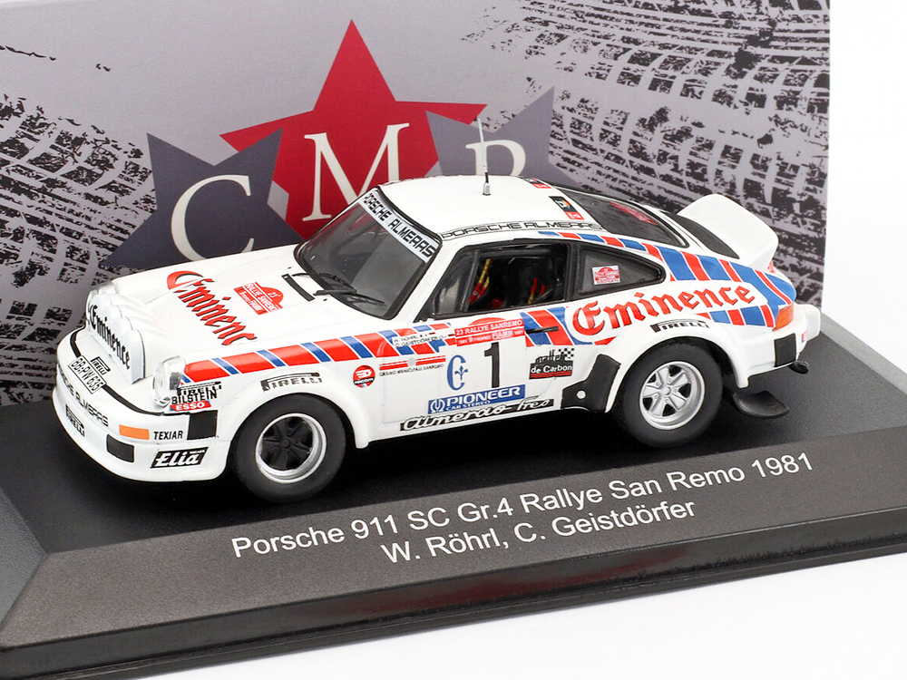 Масштабная модель Porsche 911 SC Gr.4 #1 Rallye San Remo 1981 Röhrl ...