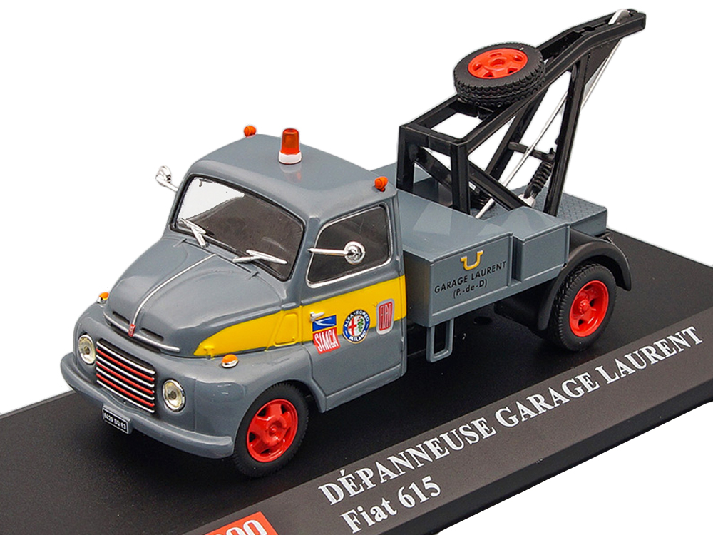 Масштабная модель FIAT 615 Depanneuse Garage Laurent эвакуатор серый ...