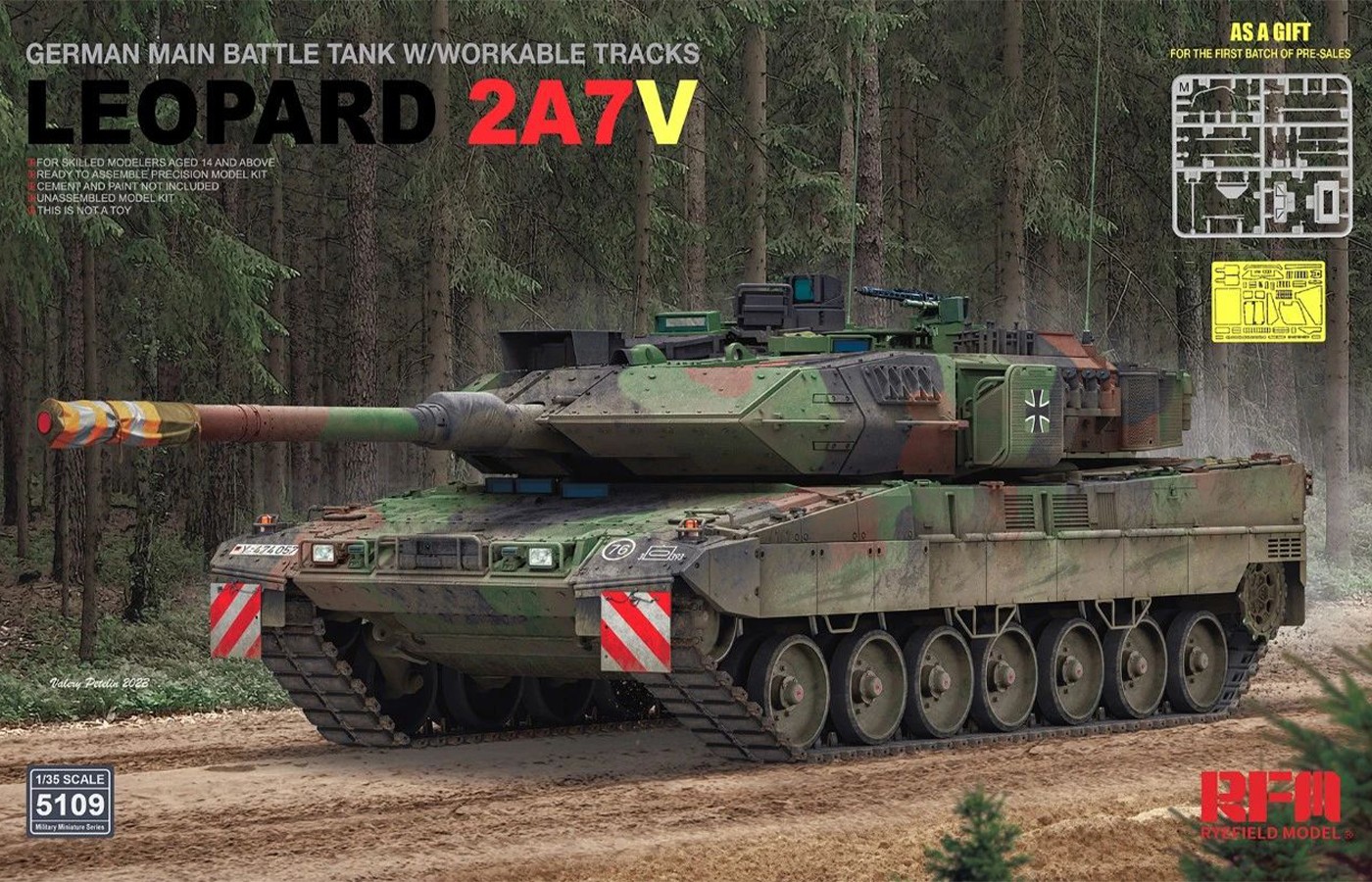 Сборная модель German Leopard 2A7V Main Battle Tank лучшая цена!
