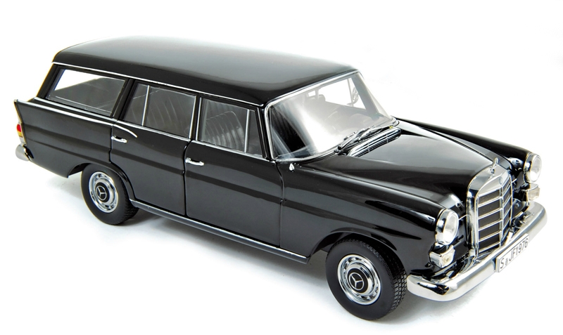 Масштабная модель Mercedes-Benz 200 Universal W110 1968 Black лучшая цена!