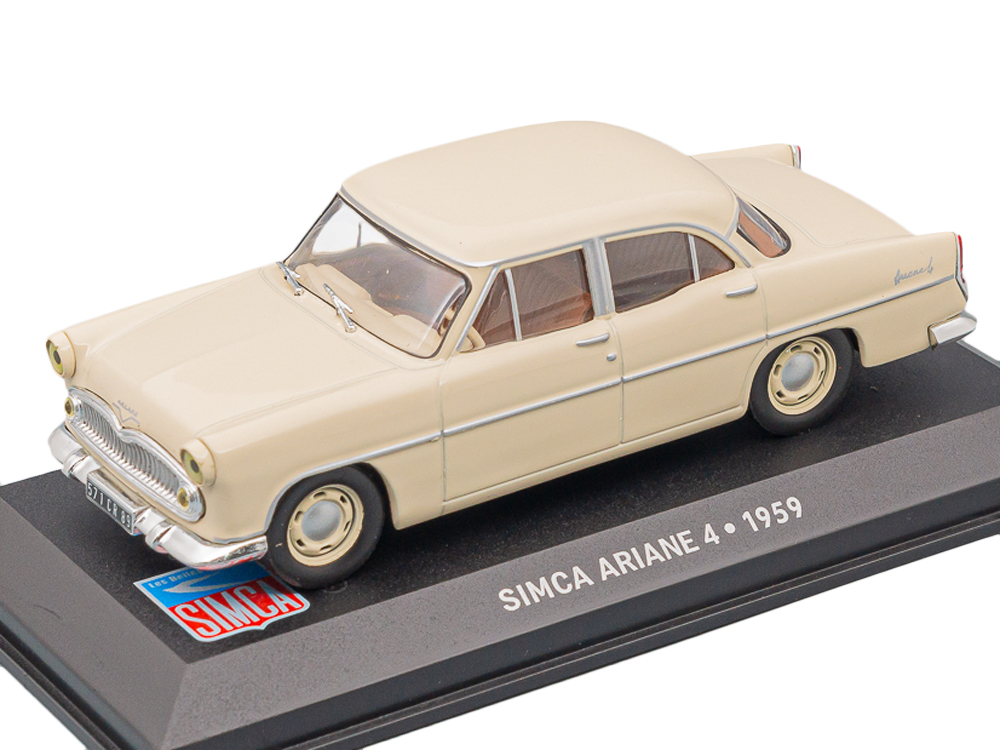 Масштабная модель Simca Ariane 4 (1959) бежевый