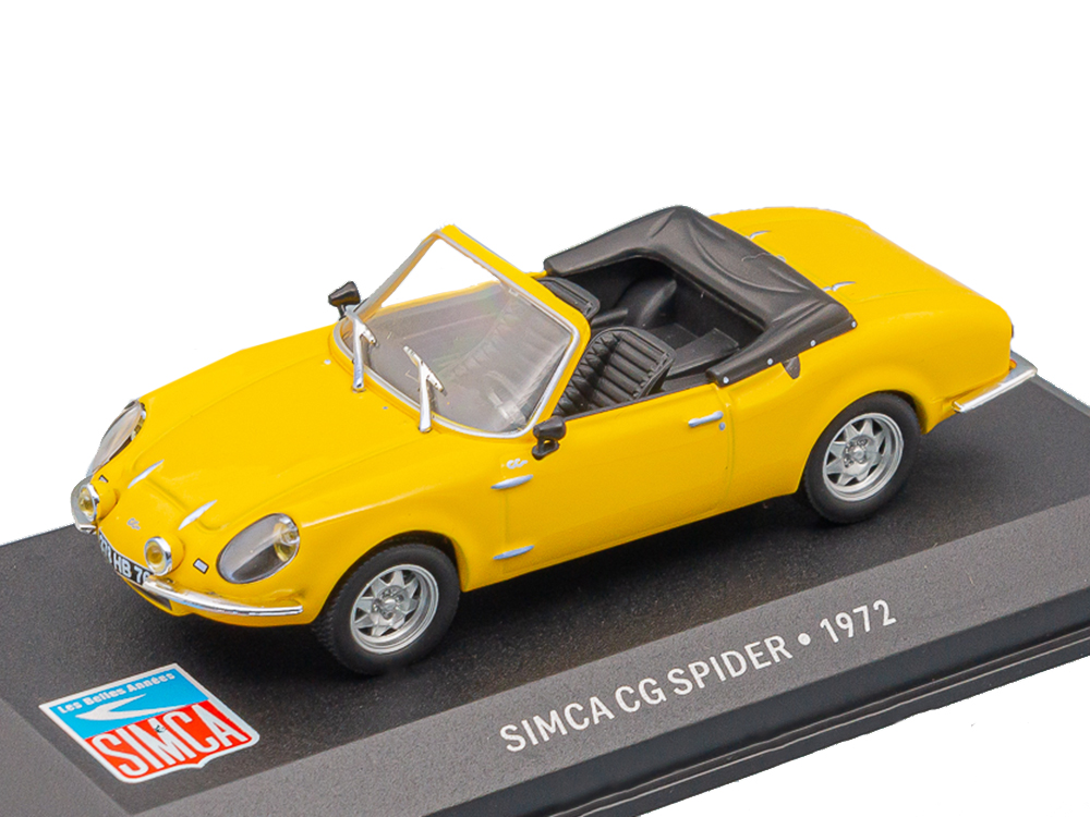 Масштабная модель Simca CG Spider 1972 Cabriolet желтый лучшая цена!