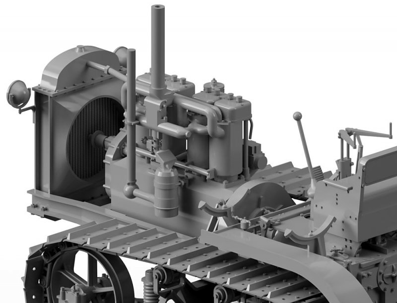 Сборная модель Russian ChTZ S60 Stalinetz Tractor лучшая цена!