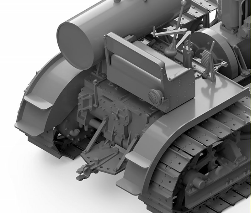 Сборная модель Russian ChTZ S60 Stalinetz Tractor лучшая цена!