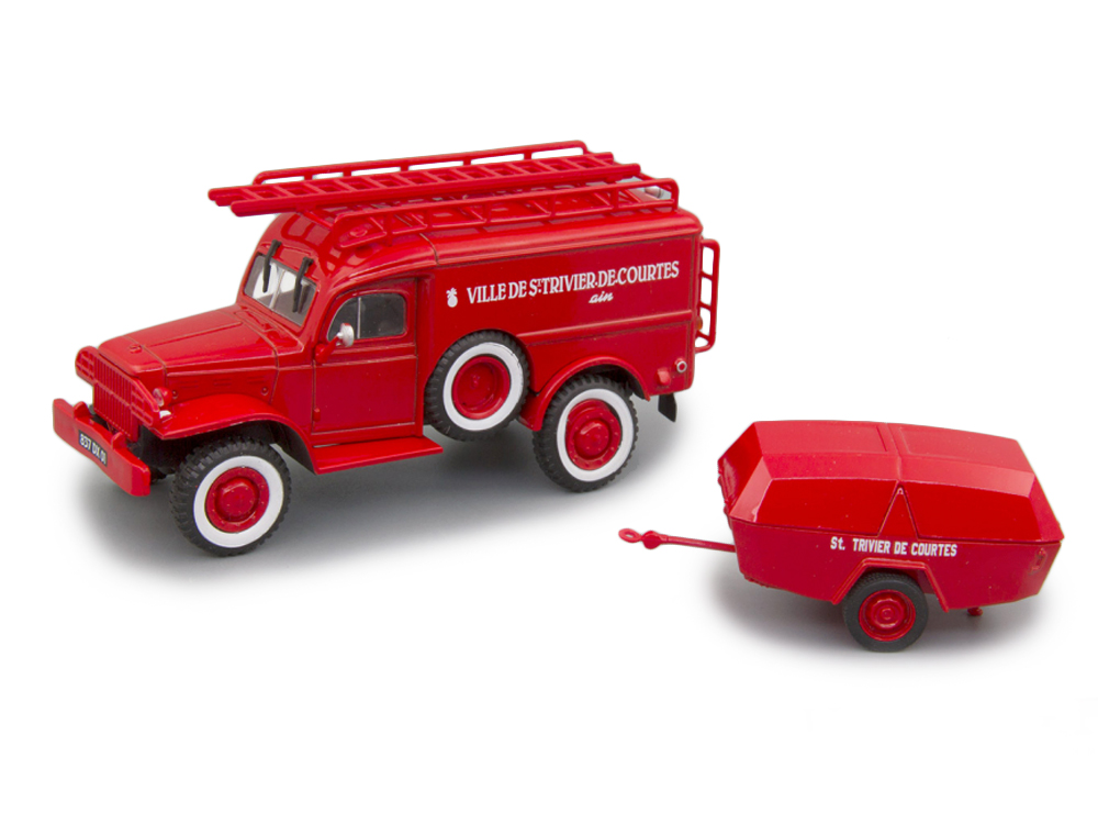 Масштабная модель Dodge WC54 1949 Пожарный