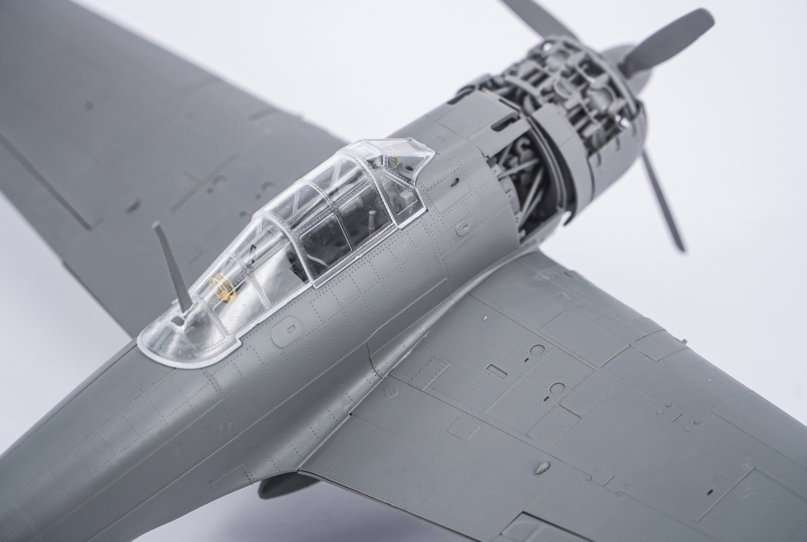 Сборная модель Akagi Bridge w/ Flight Deck A6M2 Zero Fighter w ...
