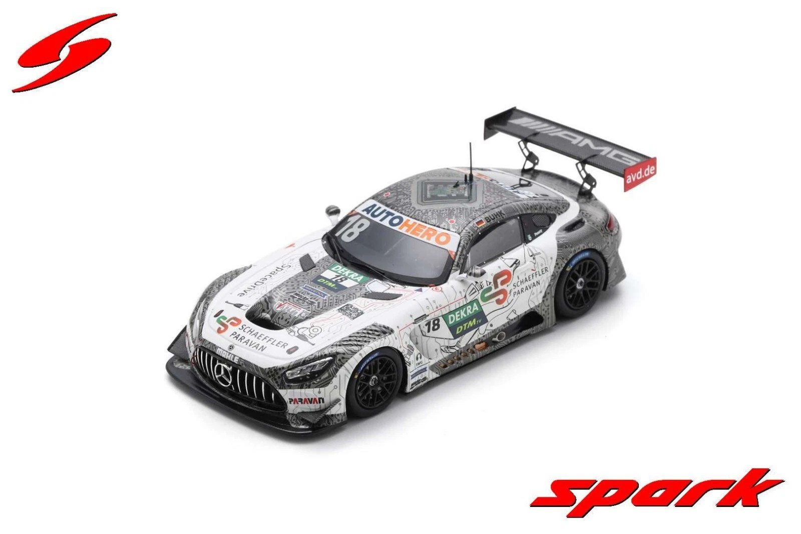 Масштабная модель Mercedes-Benz AMG GT3 Evo Team Mucke Motorsport #18 ...